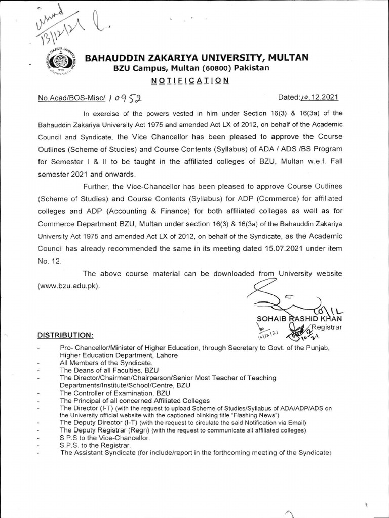 Course Outline ADA ADS ADP | PDF | Science | Scientific Method