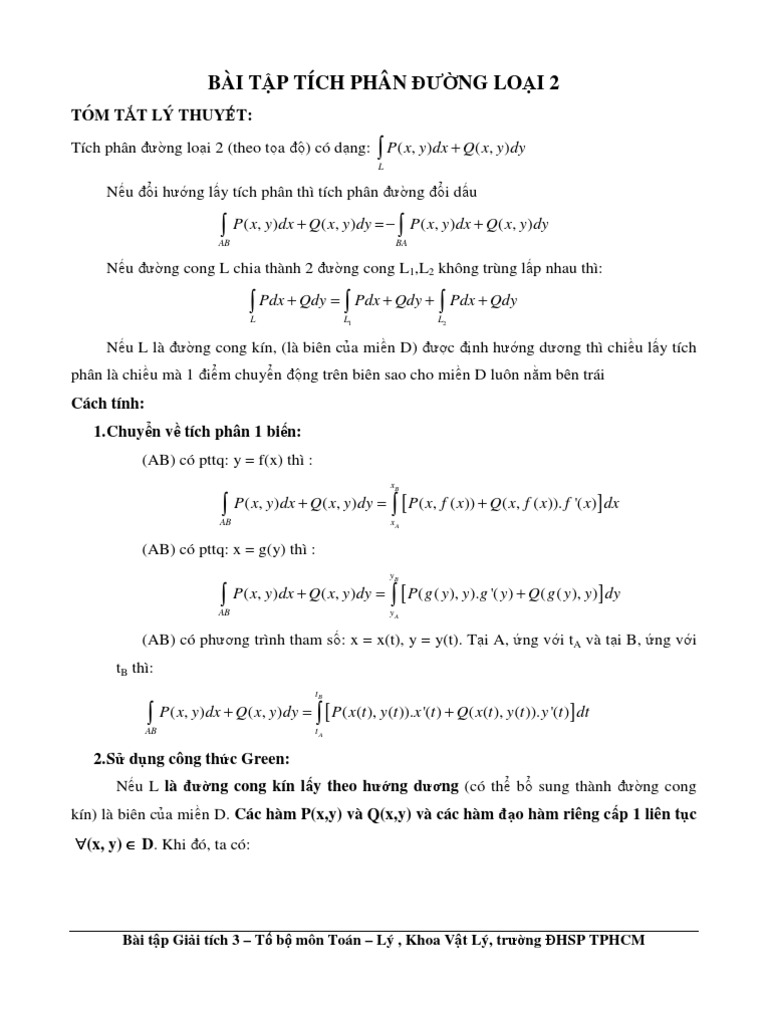 BT Tich Phan Duong | PDF