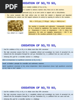 Kinetics of SO2 to SO3 Conversion | PDF | Sulfuric Acid | Catalysis