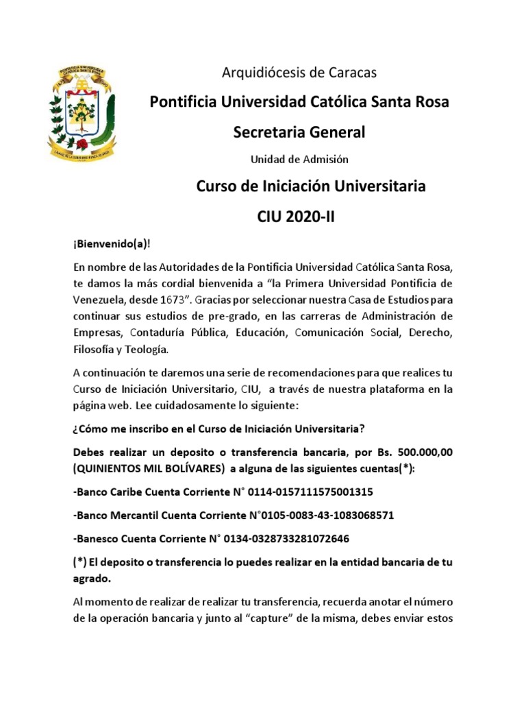CIU-Autoridades UCSAR | PDF | Universidad | Venezuela