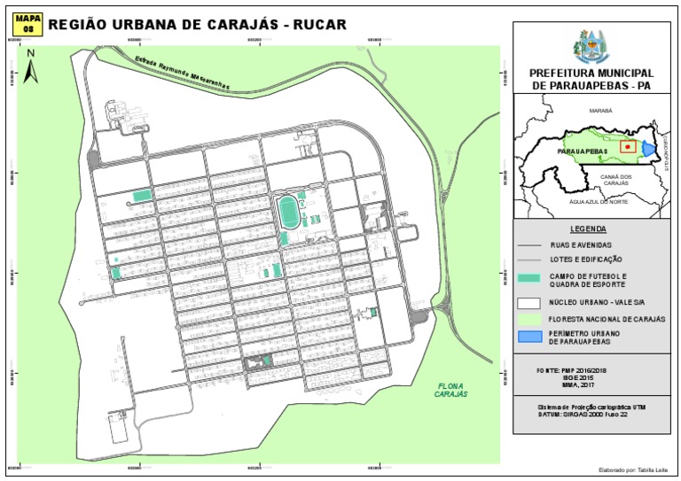 Mapa 08 Região Urbana de Carajás | PDF
