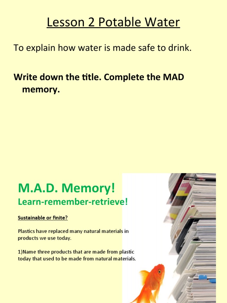 Understanding Potable Water Safety | PDF | Water Purification | Water