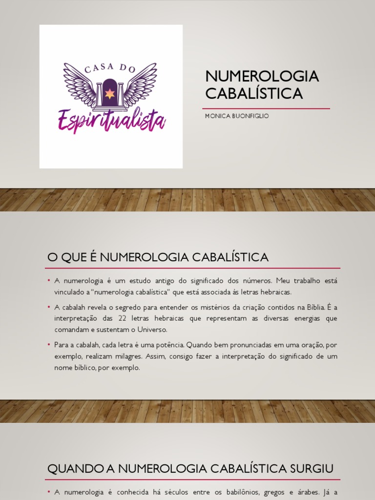 Numerologia Cabalística | PDF | Cabala | Bíblia