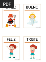 Tarjetas Emociones para Imprimir | PDF