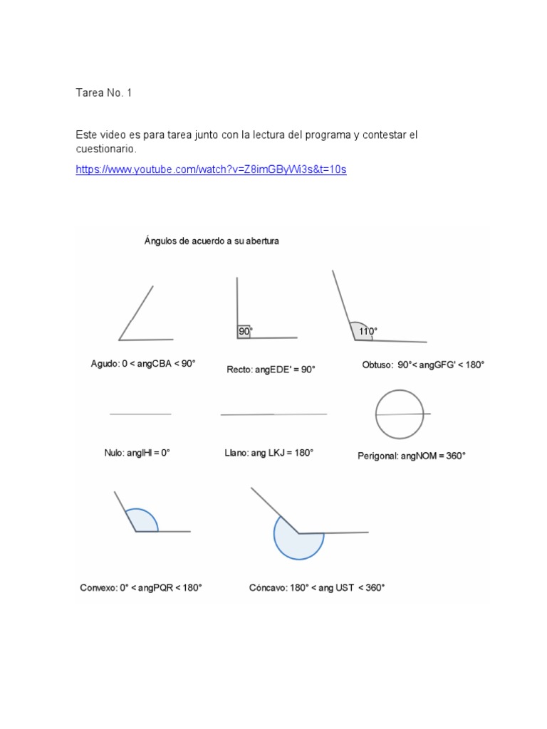 Tarea No. 1 | PDF | Circulo | Tangente