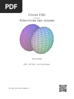 Chapitre I Cours D'atomistique | PDF | Atomes | Orbitale atomique