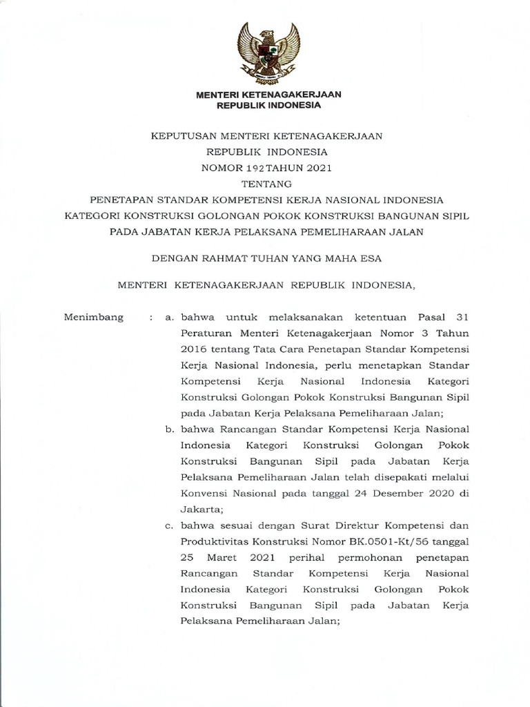 Skkni 2021-192 PDF | PDF