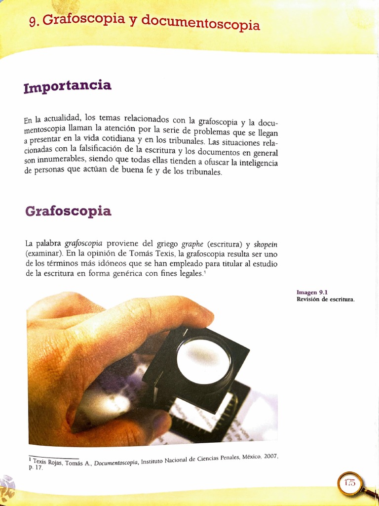 Grafoscopía | PDF | Escritura
