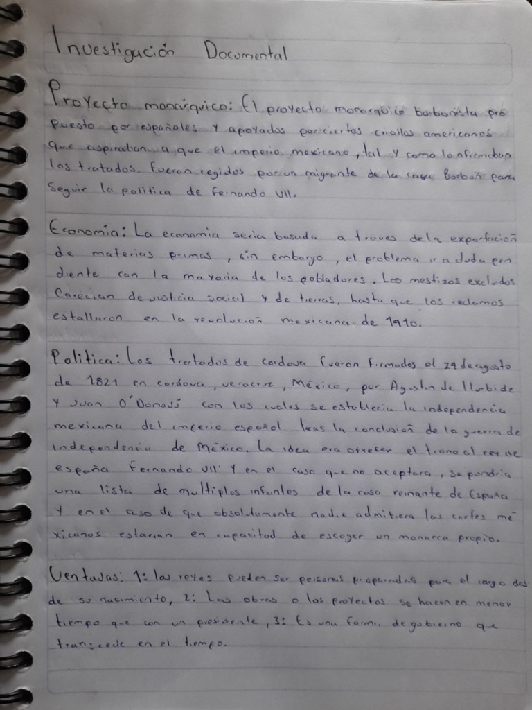 Inv Documental Proyecto Monarquico | PDF