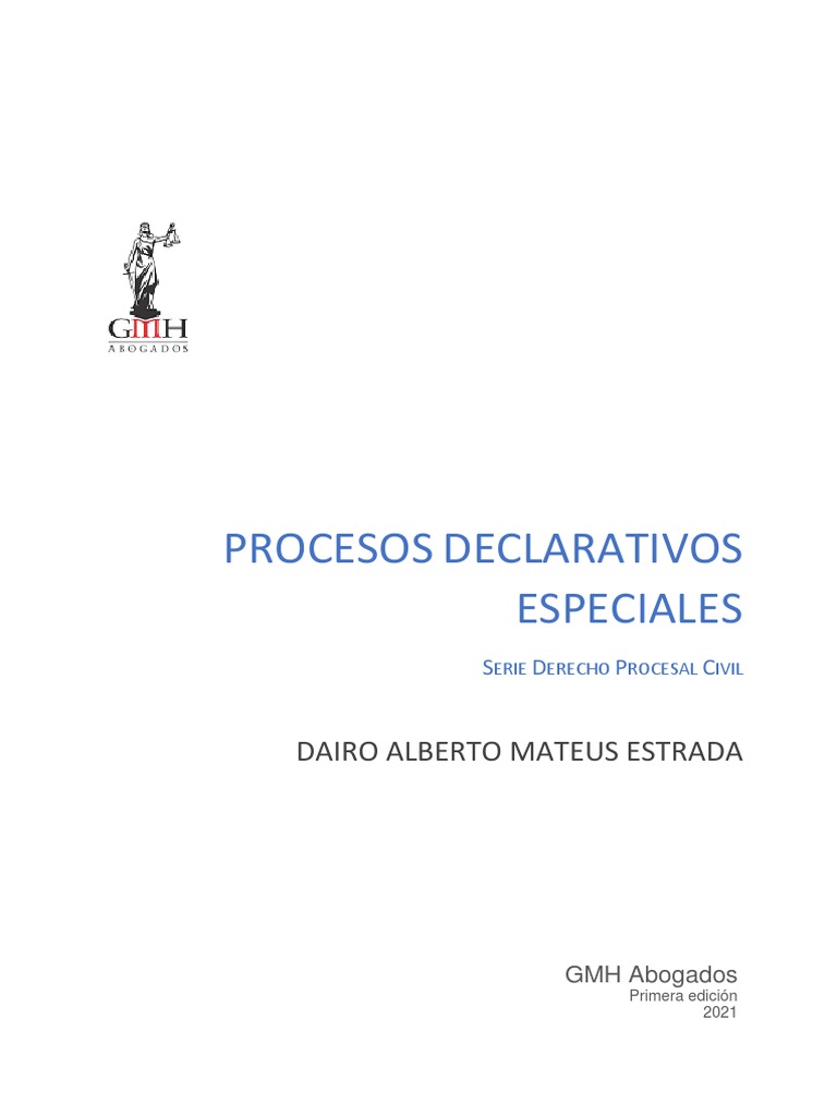 Procesos Declarativos Especiales | PDF | Dominio eminente | Propiedad
