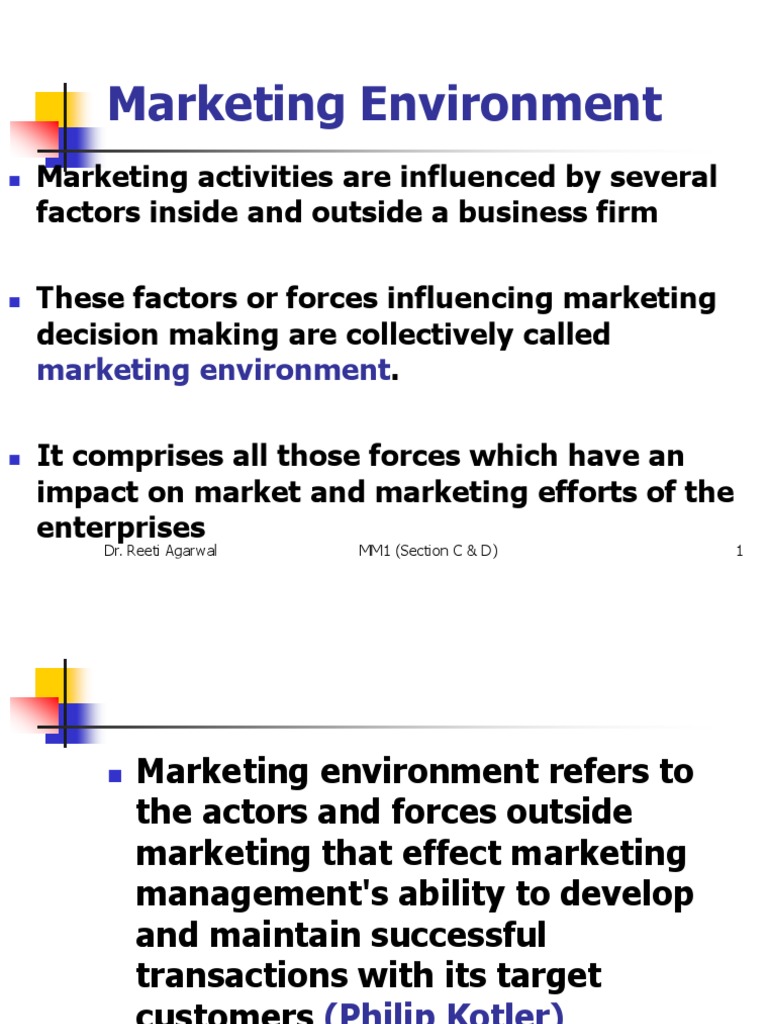 Marketing Environment Analysis - Module 2 | PDF | Marketing | Economies
