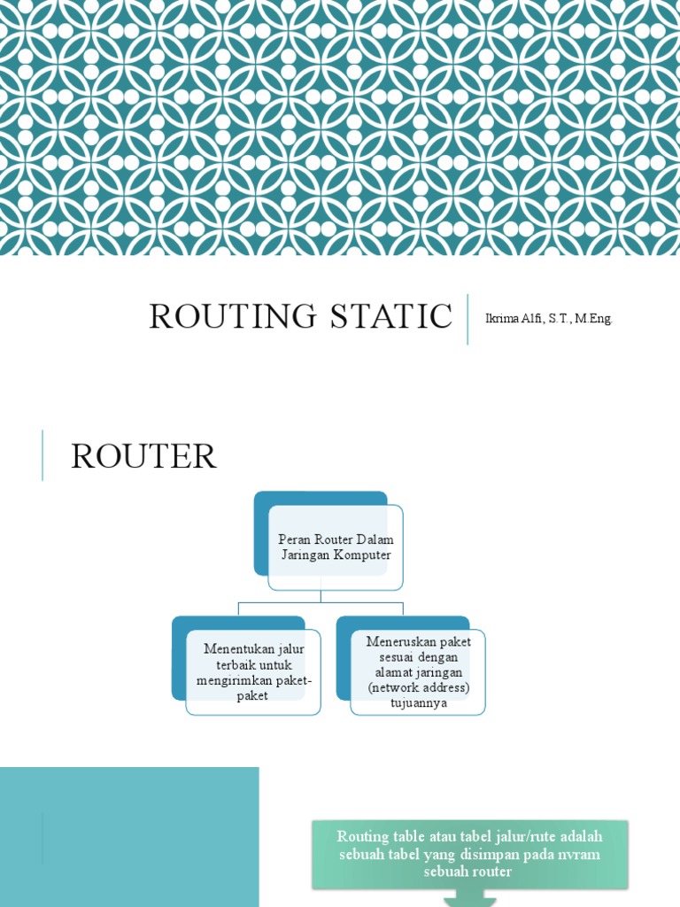 12 Static Routing | PDF