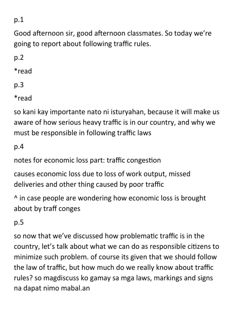 Traffic Rules | PDF | Traffic | Traffic Light
