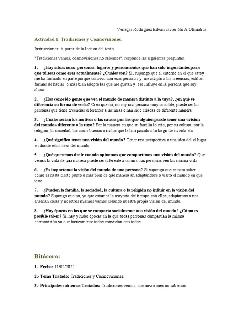 Venegas Rodriguez Edwin Javier 6to A OFI | PDF