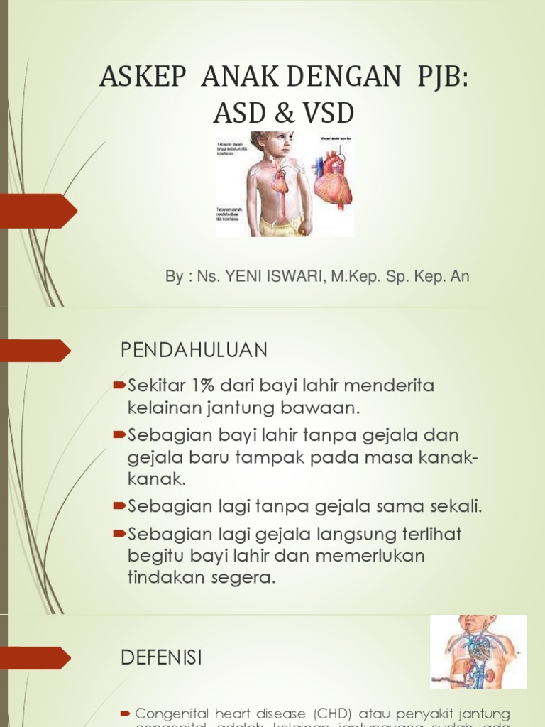 Askep Anak ASD Dan VSD | PDF | Kesehatan Holistik | Sains & Matematika