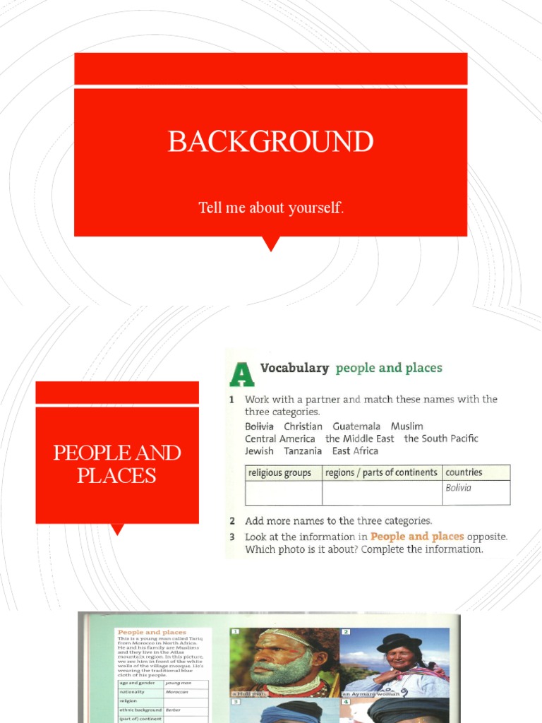 Background: Tell Me About Yourself | PDF