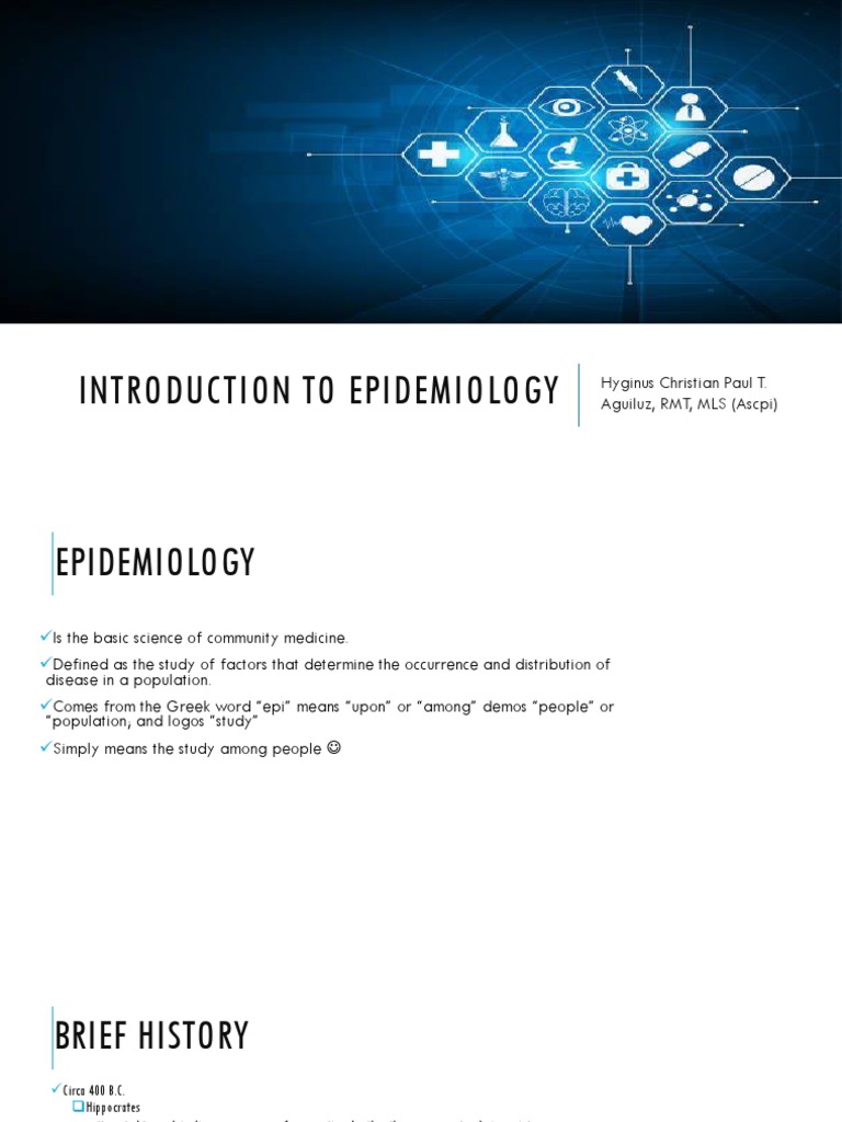 Introduction To Epidemiology | PDF | Epidemiology | Science