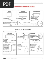 Formules de Périmètre, Aire et Volume | PDF | Formes géométriques ...
