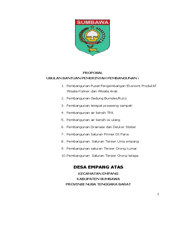 Proposal Dana Hibah Fixs | PDF