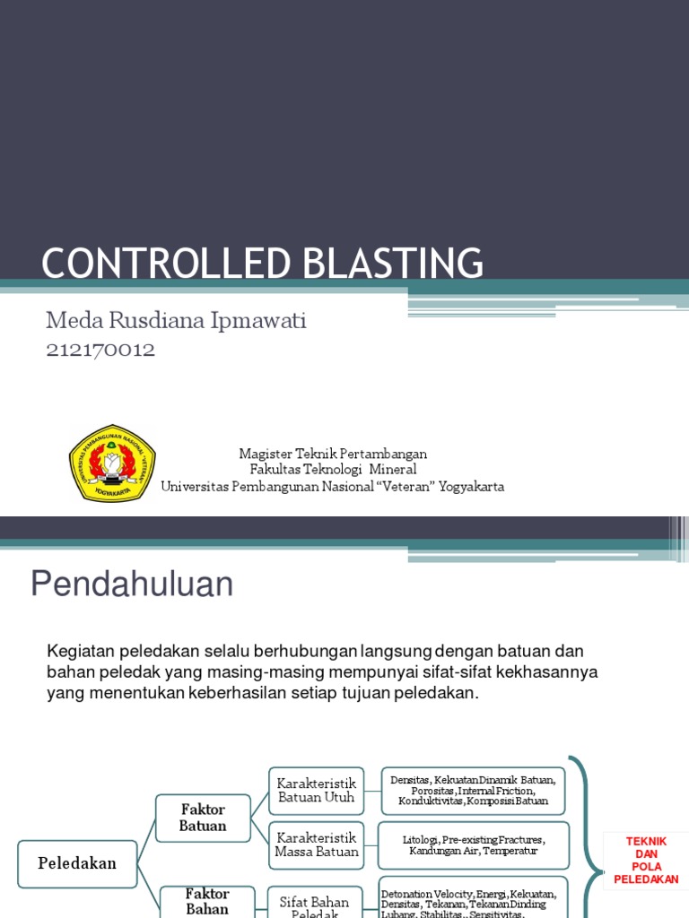 Controlled Blasting | PDF | Sains & Matematika