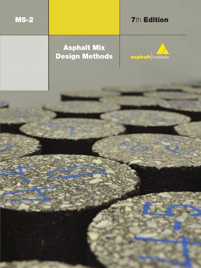 Asphalt Institute MS2 7th Edition Asphalt Institute Mix Design | PDF ...