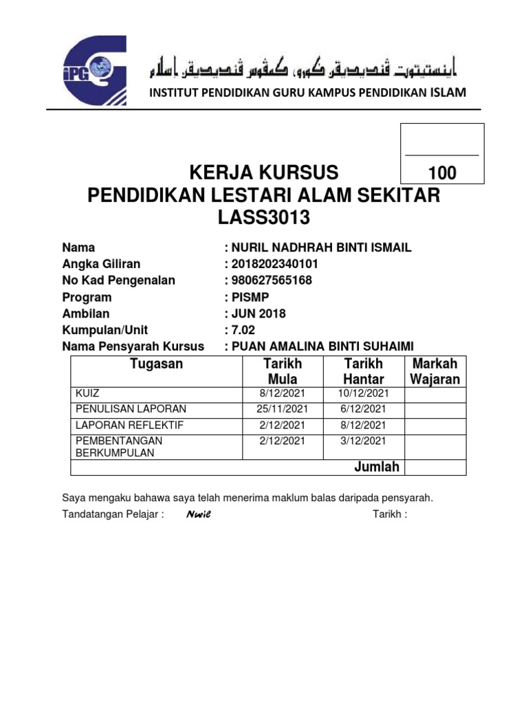 Tugasan 2 Lass3013 | PDF