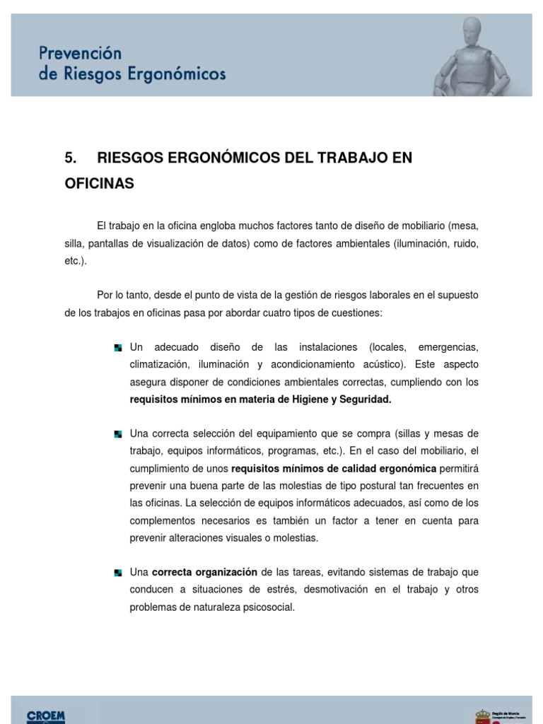 Riesgos Ergonómico5 | PDF | Factores humanos y ergonomía | Encendiendo