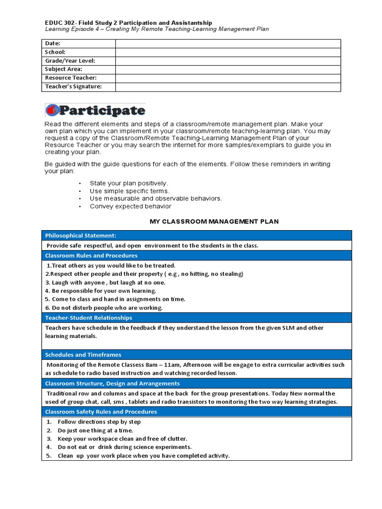 Learning Episode 4 - Creating My Remote Teaching-Learning Management ...