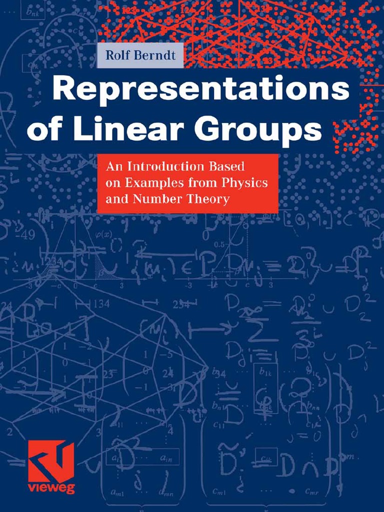 Representation of Linear Groups - Berndt | PDF