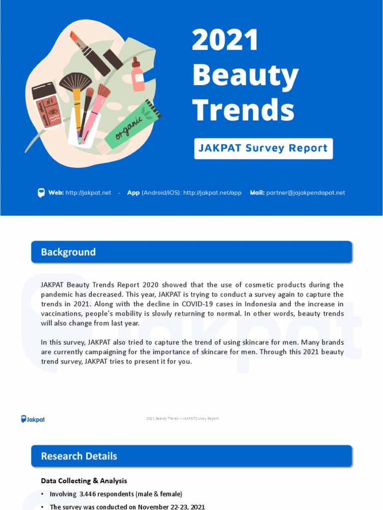 2021 JAKPAT Beauty Trends Report | PDF | Cosmetics | Toiletry