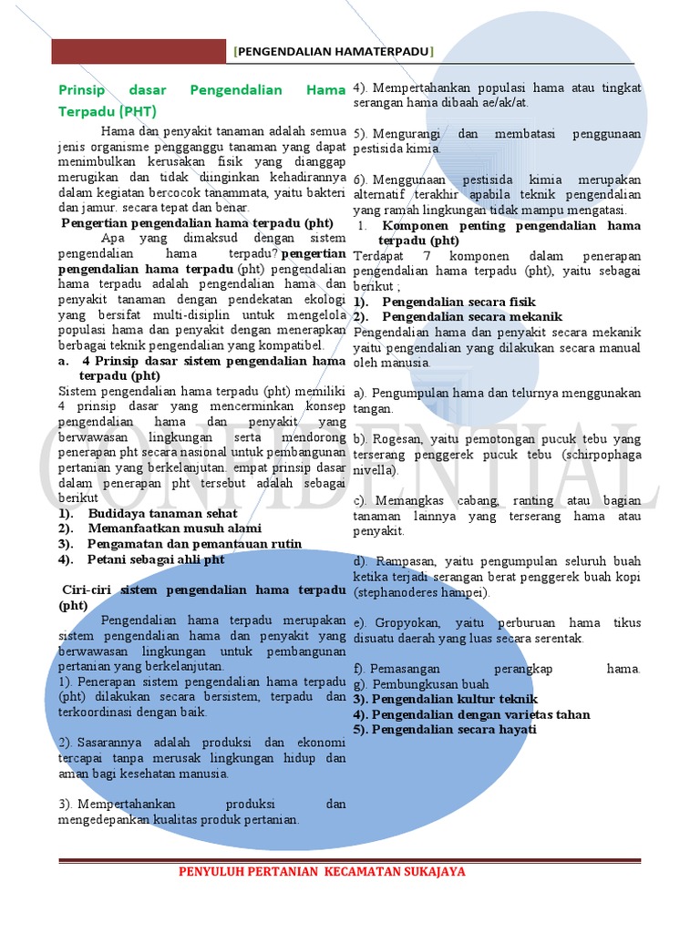 Leaflet PHT | PDF