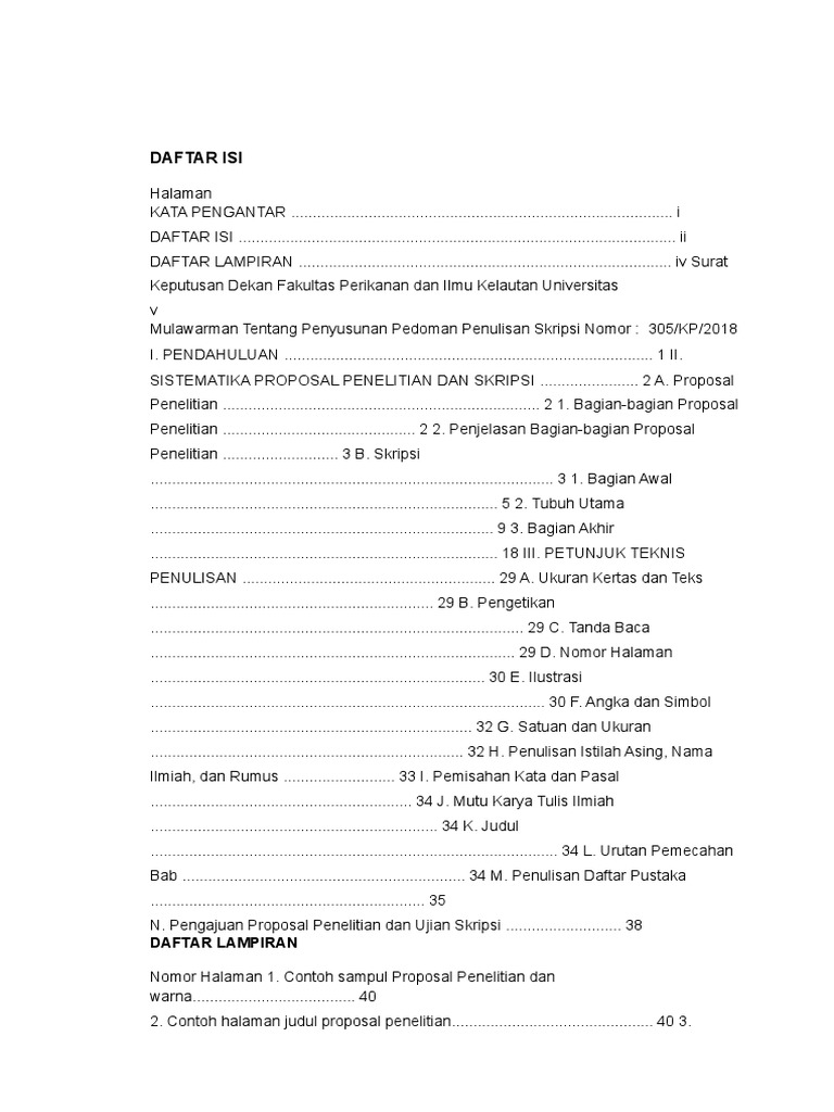 Pedoman Skripsi-Draft | PDF