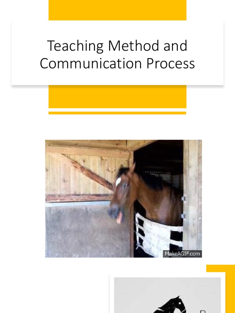 Teaching Method and Communication Process | PDF