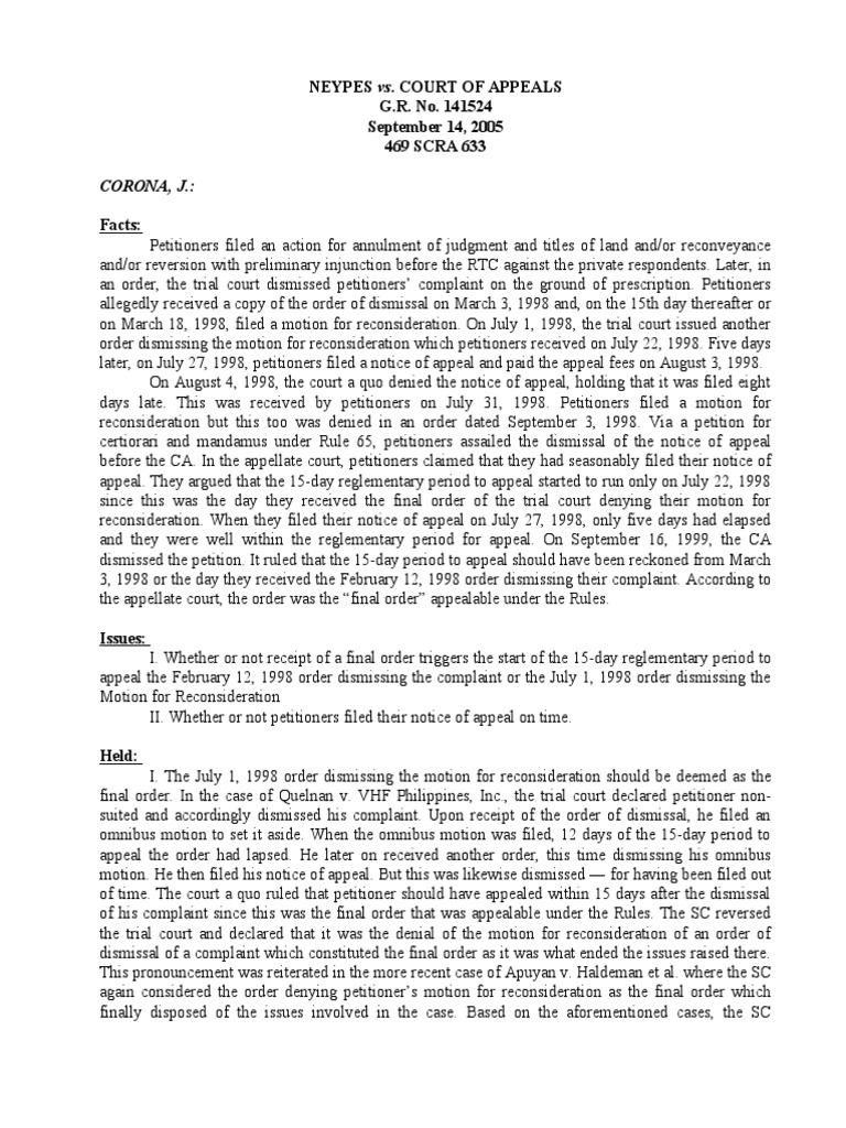 Civpro 1 28 Case Digests PDF Free | PDF | Lawsuit | Complaint