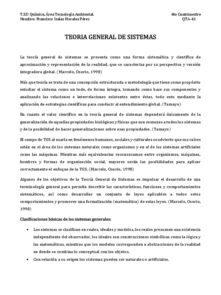 An Introduction to General Systems Theory: Key Concepts ...