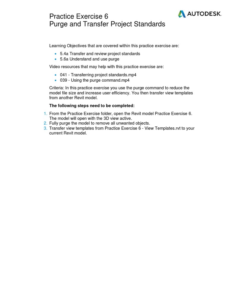 Purge and Transfer Project Standards | PDF