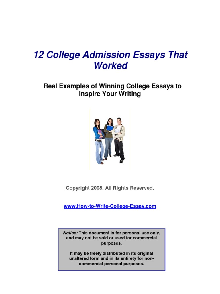 12 College Admission Essays That Worked | PDF | Essays | Che Guevara