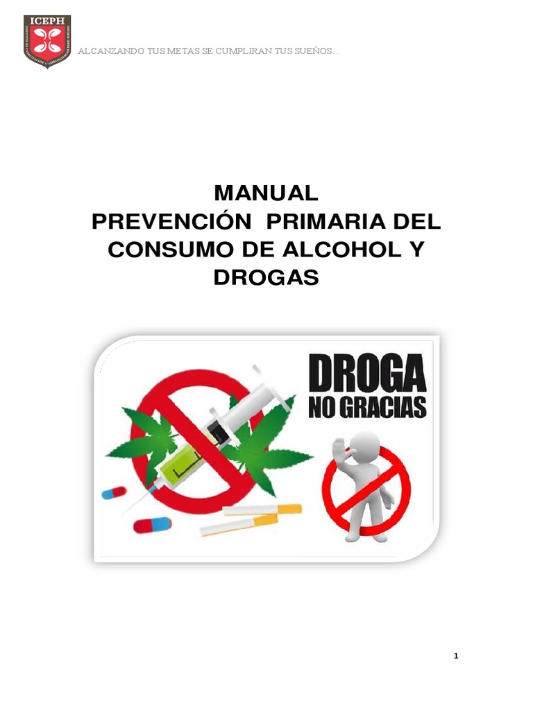 1. Manual Prevención Primaria Del Consumo de Alcohol y Drogas | PDF ...