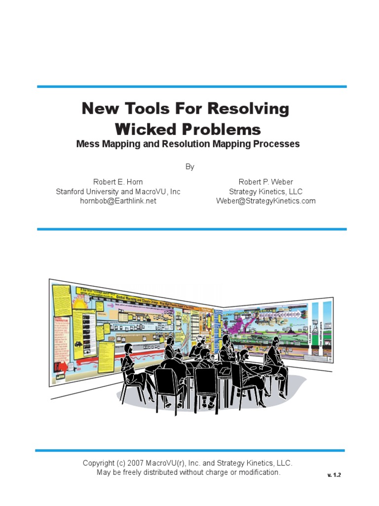 New Tools For Resolving Wicked Problems | PDF | Scenario Planning ...