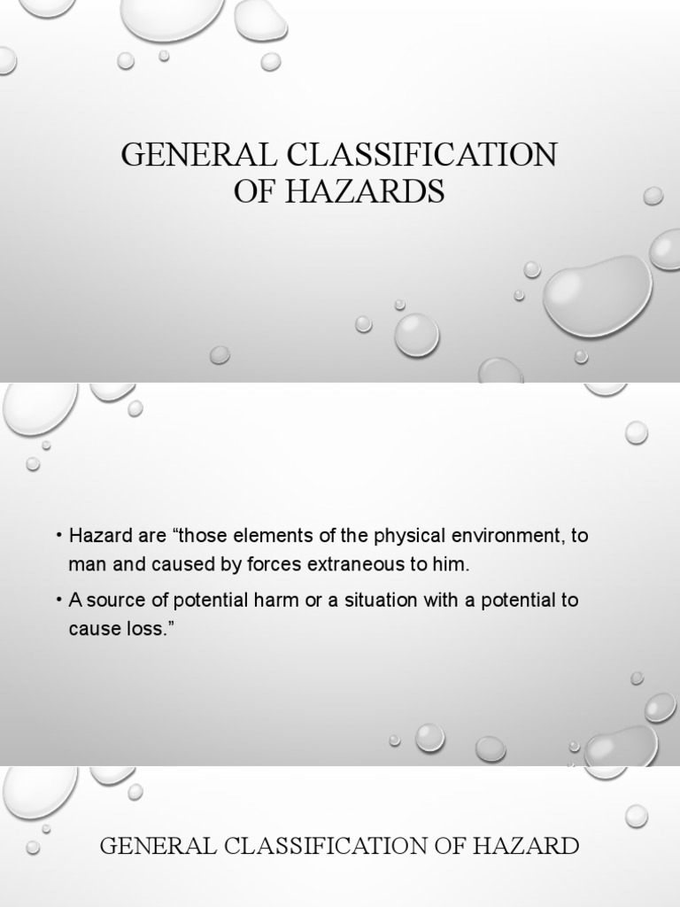 Hazard Classification Guide | PDF | Earthquakes | Tsunami