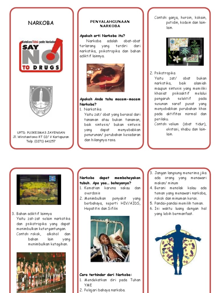 Leaflet Narkoba | PDF
