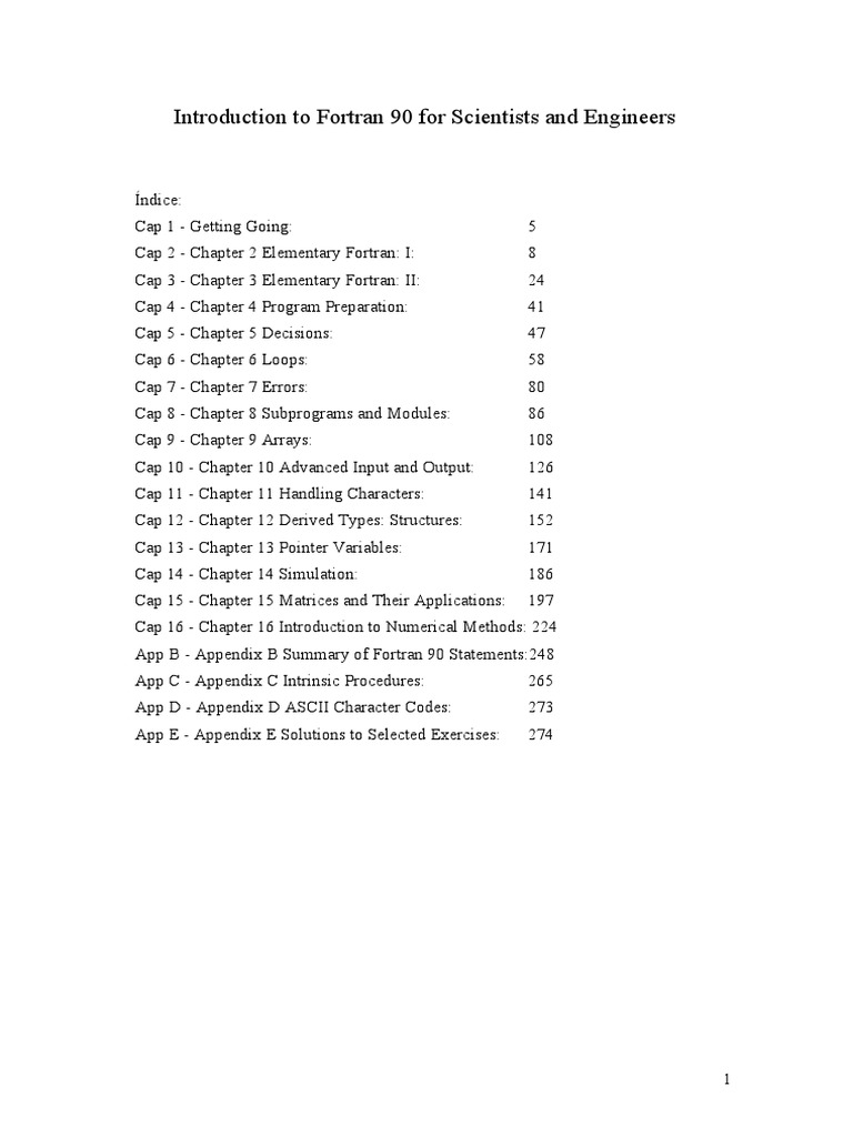 Brian Hahn - ForTRAN 90 For Scientists and Engineers (1994, Butterworth-Heinemann) | PDF | Bit ...