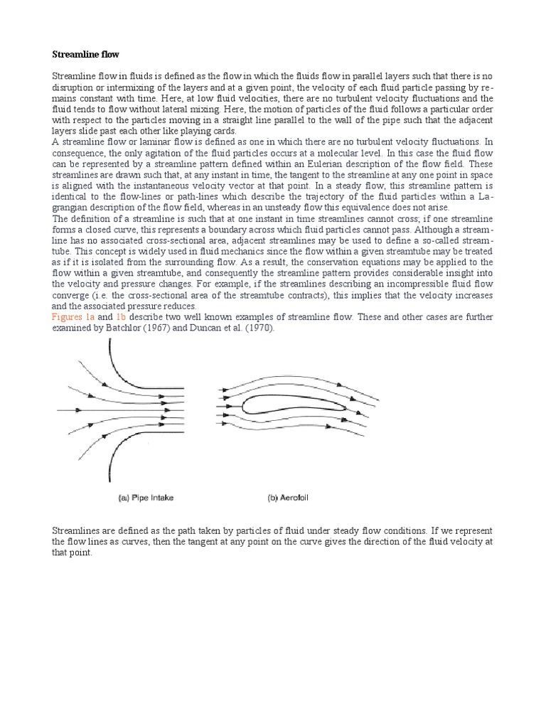 Streamline vs Turbulent Flow Explained | PDF | Turbulence | Reynolds Number
