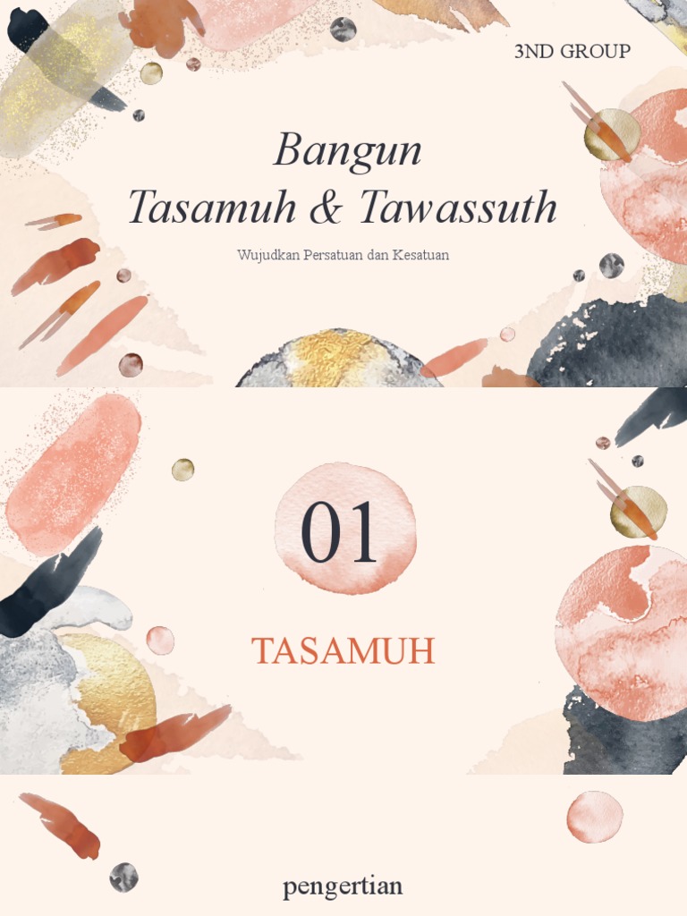 Bangun Tasamuh Dan Tasawuf Wujudkan Persatuan Dan Kesatuan Bab 9 | PDF ...