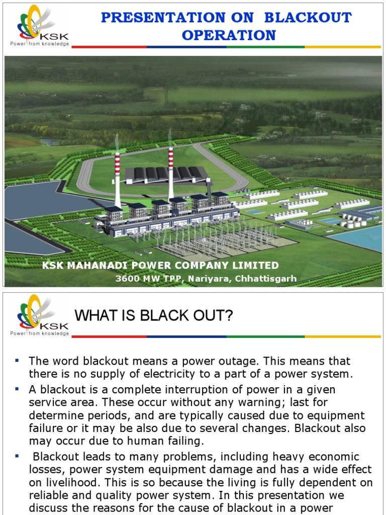 Blackout Causes and Preventive Measures | PDF | Electrical Grid ...