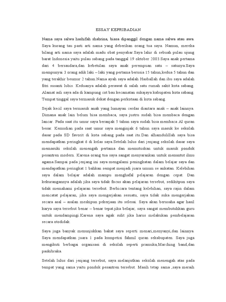 Essay Etika Profesi | PDF