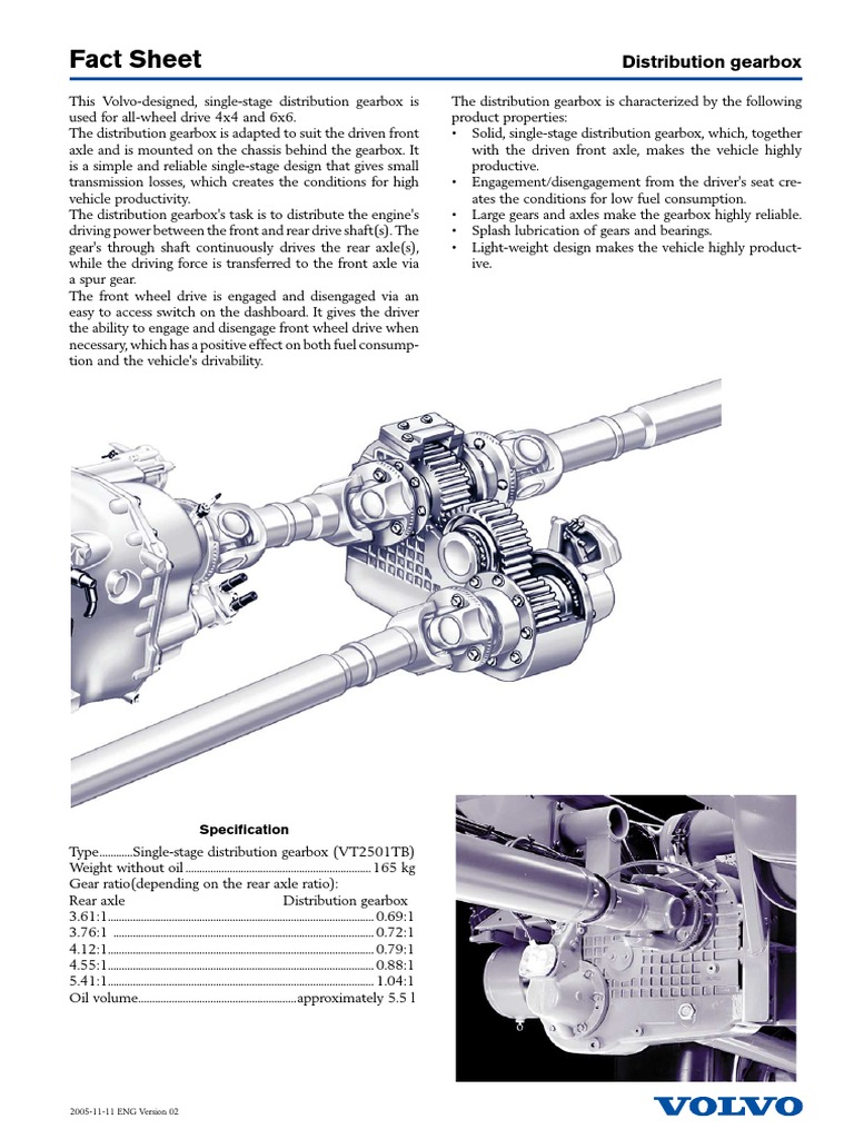 Distribution Gearbox - Tha - 02 - 693918u | PDF | Transmission ...