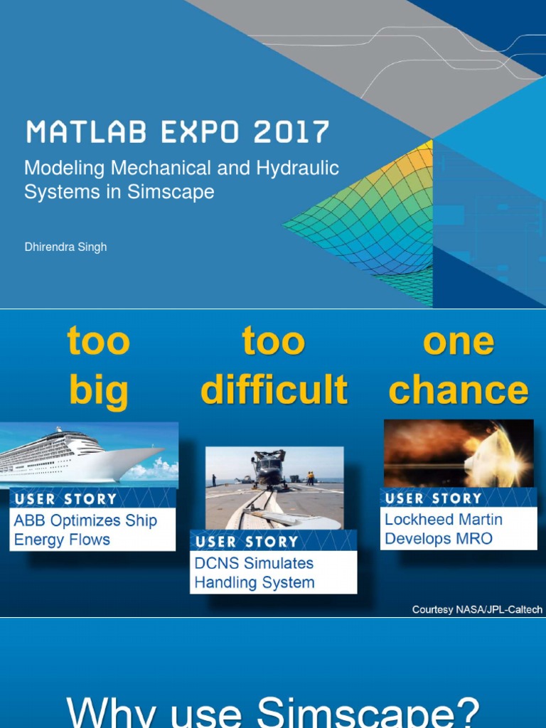 Modeling Mechanical Hydraulic Systems in Simscape | PDF | Pump | Heat Exchanger