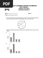 Grade 6 Pie Chart Worksheet | PDF