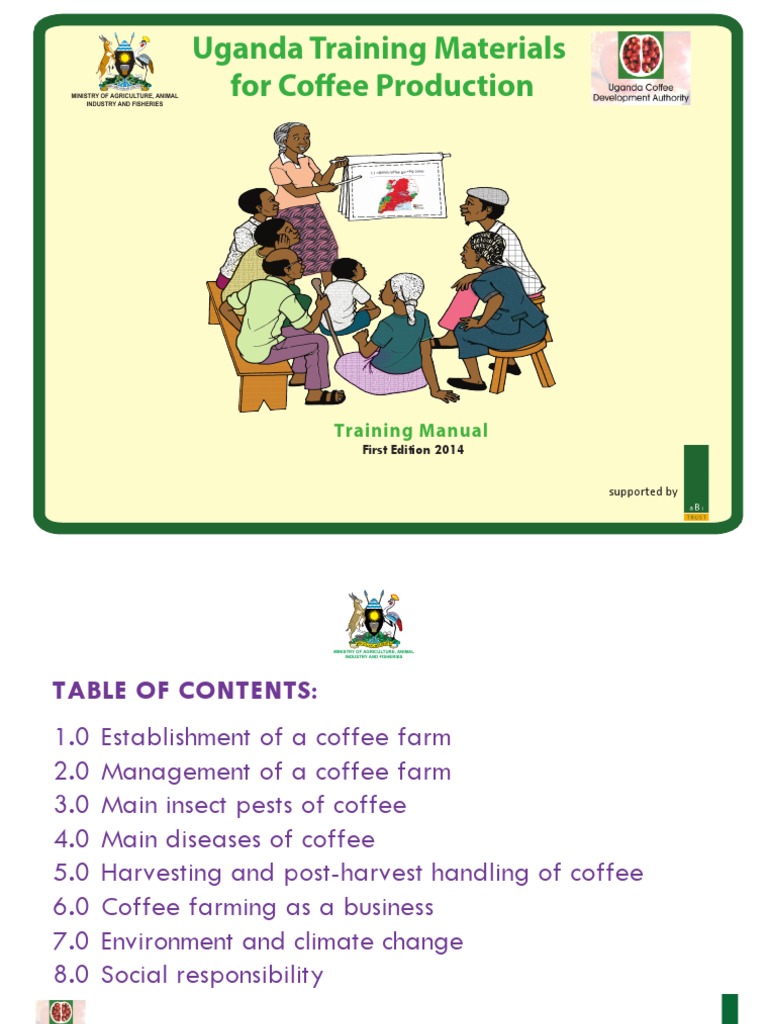 Harmonised Coffee Extension Trainers Manual First Edition | PDF | Mulch ...